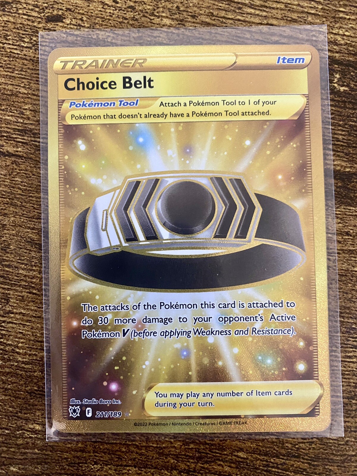 Pokémon TCG Choice Belt Sword & Shield - Astral Radiance 211/189 Holo ...