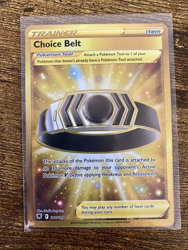 Pokémon TCG Choice Belt Sword & Shield - Astral Radiance 211/189 Holo ...