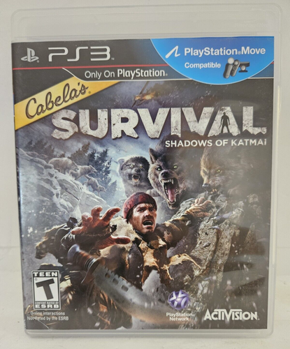 Cabela's Survival Shadows of Katmai (Sony PlayStation 3, 2011) PS3 ...