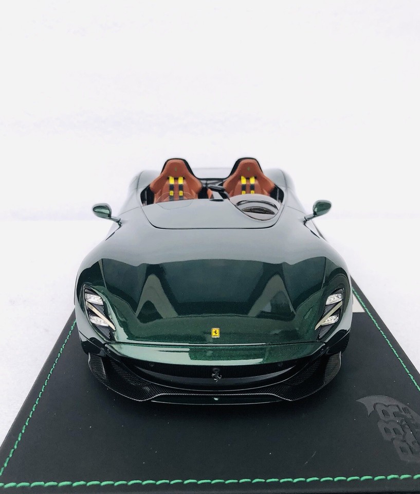 1/18 BBR Ferrari Monza SP2 Dark Green Limited 24 PCS With Display Case ...