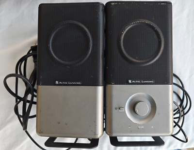 Altec Lansing 220 Computer Speakers- used 21986940623| eBay