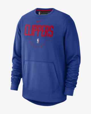 Mens Nike Los Angeles Clippers NBA Basketball Spotlight Crew Sweatshirt ...