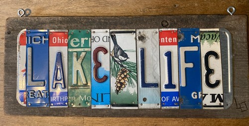 Custom Lake Life Hanging Display. 19” Width X 8” Height. | eBay