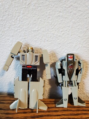 Vintage Gobots Leader 1 MR 25 Jet Plane & "ROYAL-T" GoBot 1983 Bandai ...