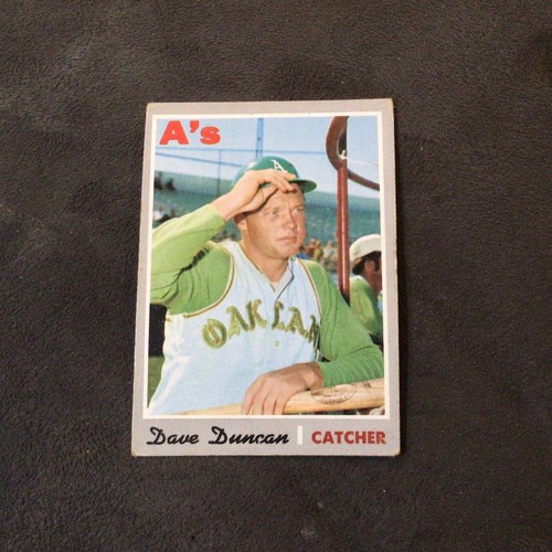 Topps 1970 Dave Duncan #678 Oakland Athletics HIGH NUMBER GOOD | eBay