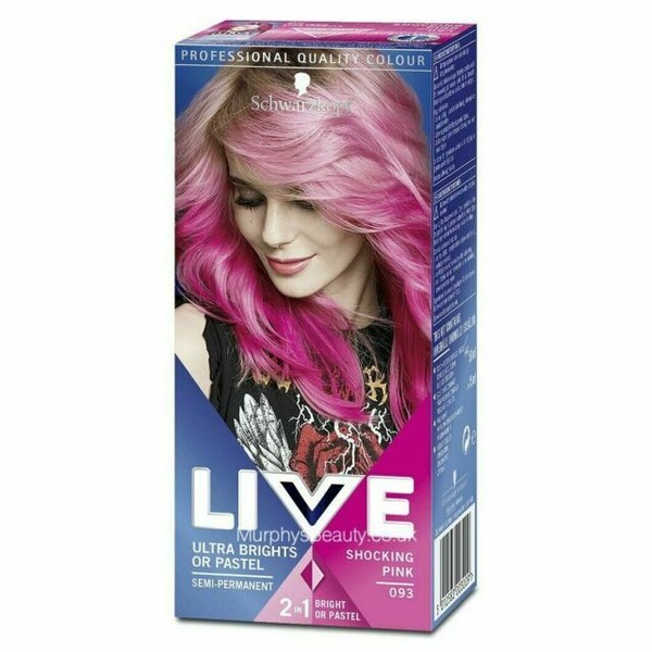 Schwarzkopf LIVE Color XXL 93 Shocking Pink Hair Dye for sale online | eBay