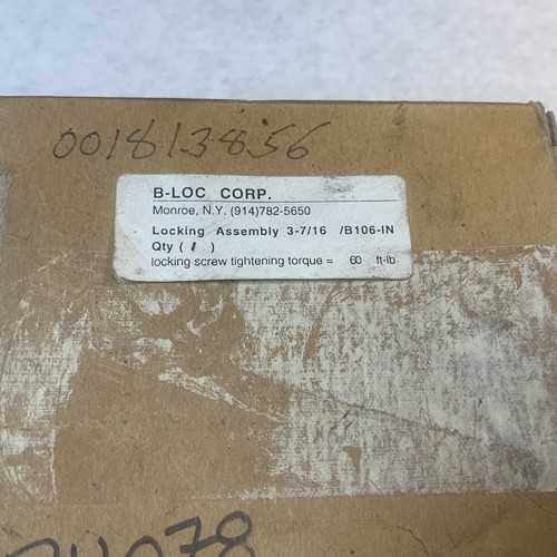 B-Loc Corp. Locking Assembly 3-7/16” B106-IN | eBay