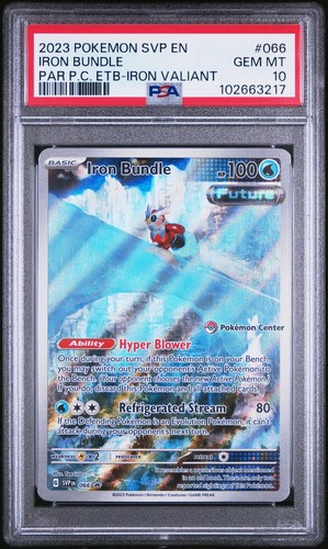 2023 POKEMON SVP EN-SV BLACK STAR PROMO POKEMON CENTER ETB IRON BUNDLE ...