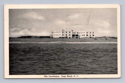 The Carolinian Hotel NAGS HEAD Vintage North Carolina Outer Banks Postcard 1950 | eBay
