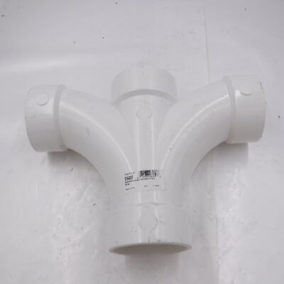 Napco Royal 3"x 3"x 3"x 3" Double Fixture PVC Fitting D1643DF | eBay