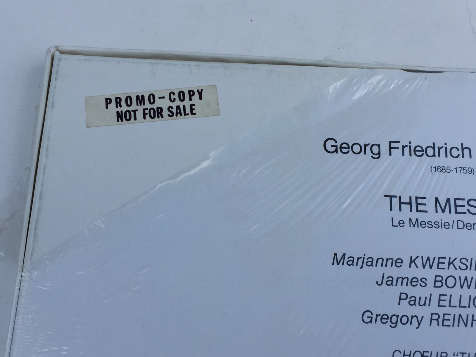 HANDEL SEALED Messiah MINT Ton Koopman PROMO 3 lps Box set Amsterdam ...