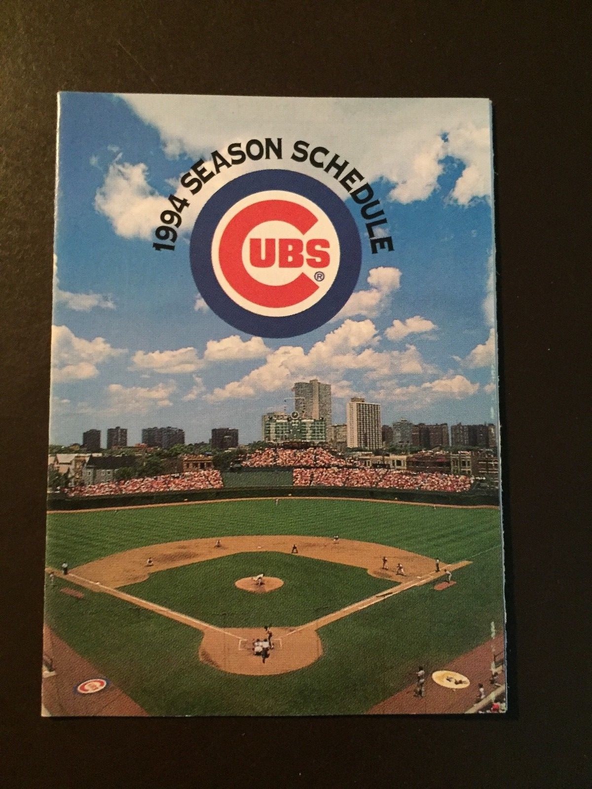 Chicago Cubs 1994 MLB pocket schedule - Wrigley Field | eBay