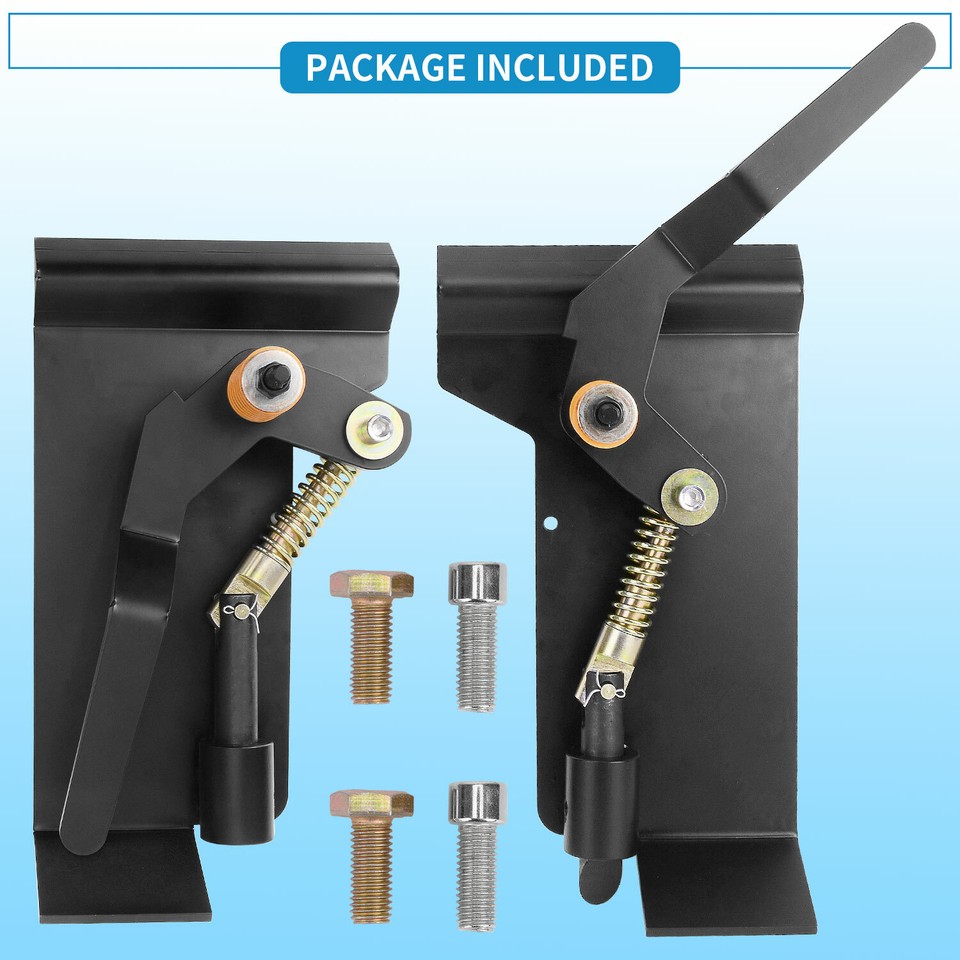 Weld-On Skid Steer Quick Attach Bucket Conversion Adapter Latch Plates ...