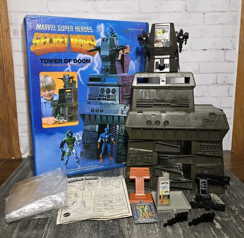1984 Mattel Secret Wars Tower of Doom Complete W/ Box & Manual Vintage ...