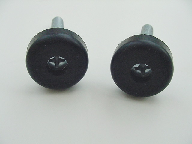 2x Olds Hood Adjustment Adjusting Leveler Leveling Bolts Rubber Bumpers ...