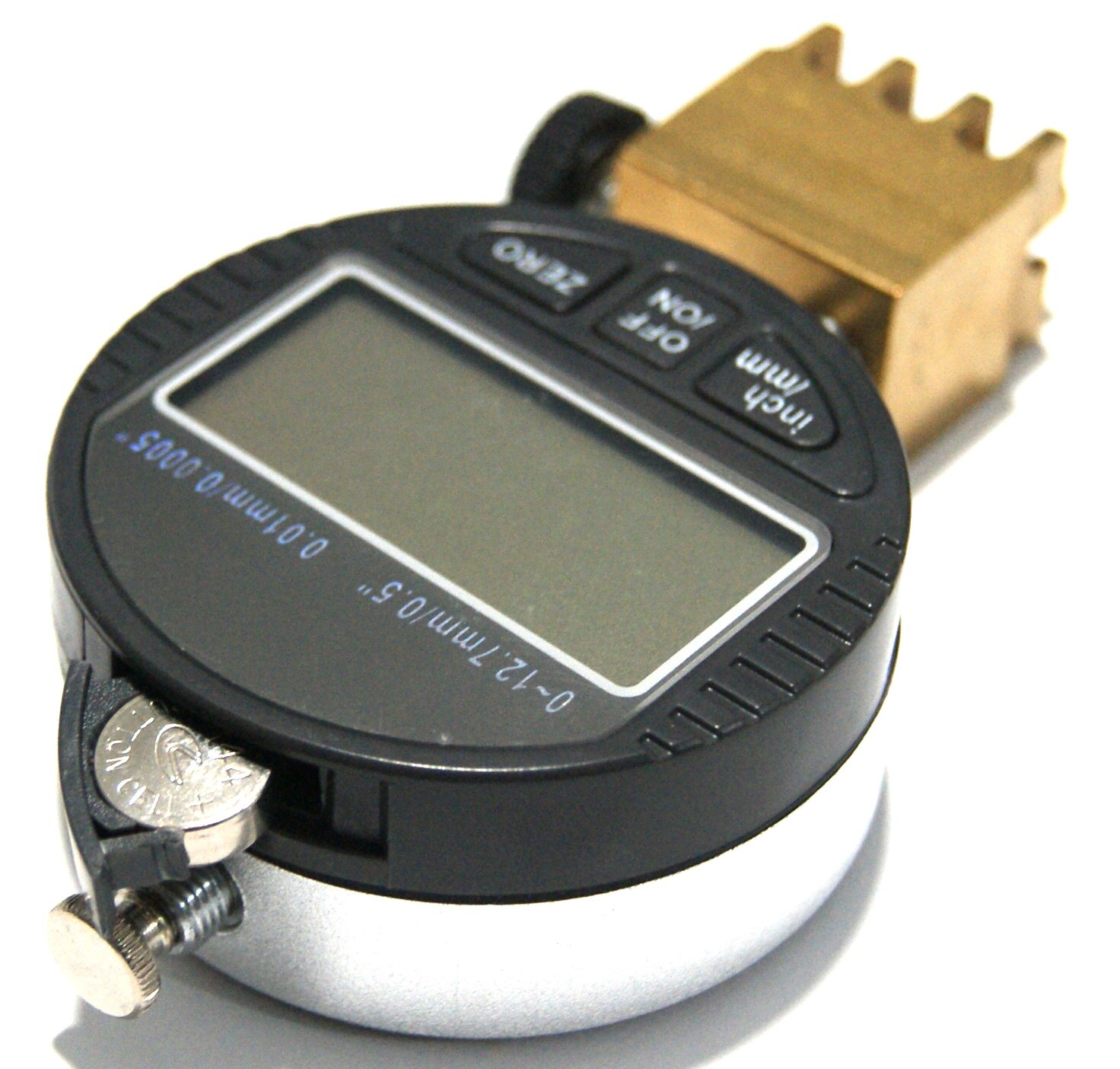 GUITAR Digital Nut Slotting Gauge with slight arc base and easy battery ...