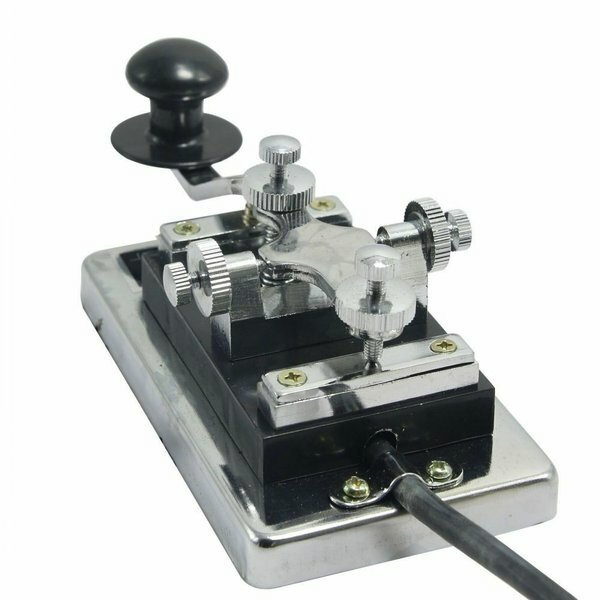K4 CW Shortwave Morse Key CW Morse Code Keyer Hand Key Military Key 6 ...