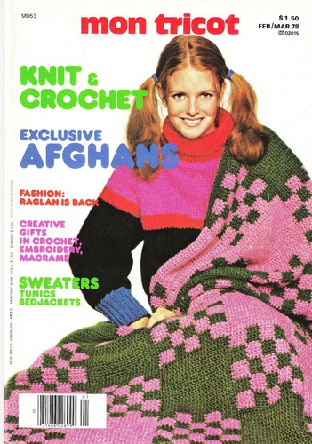 Mon Tricot Knit & Crochet Magazine #MD53 Feb-Mar 1978 Issue | eBay