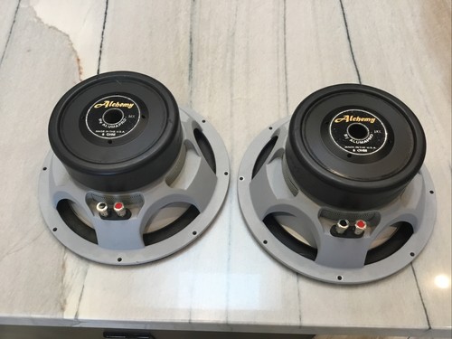 ALUMAPRO 10 inch Alchemy Old School sub SET OF 2. Very rare | eBay