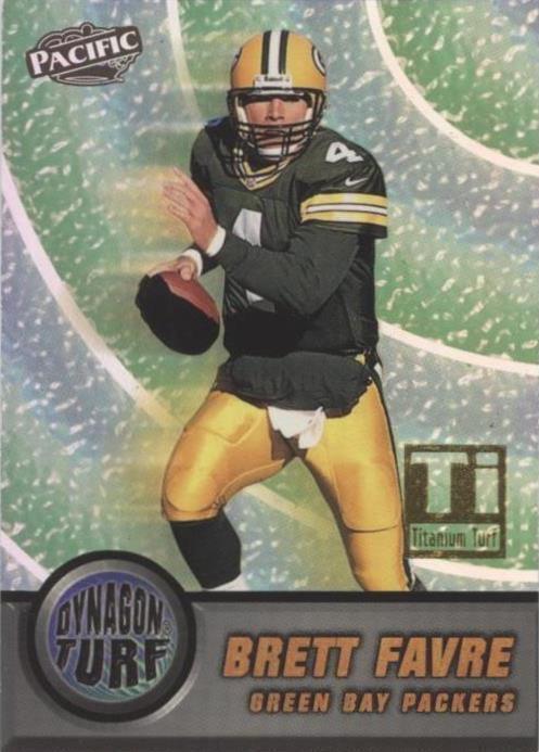 1998 Pacific - Dynagon Turf Brett Favre #7 Titanium /99 for sale online ...