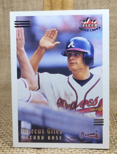 2002 Fleer Triple Crown Marcus Giles Baseball Card #121 Atlanta Braves ...
