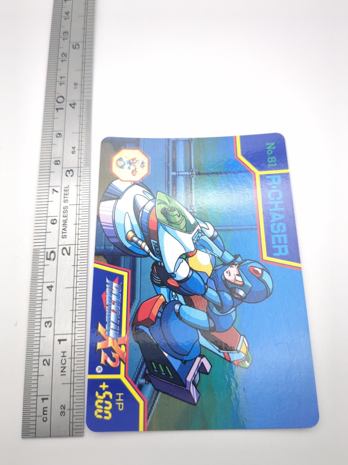 Mega Man X Ride Chaser Cheval No.81 Mega Man X2 ROCK Card 1994 CAPCOM ...