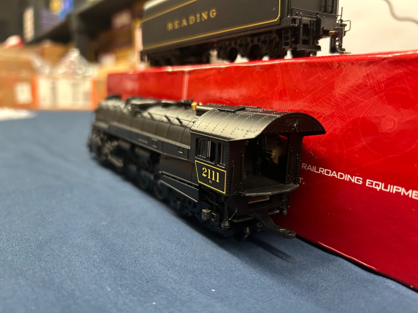 Precision Craft Model HO Reading #2111 4-8-4 T-1 Steam Engine w ...