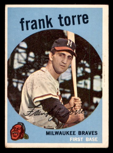 1959 Topps Baseball #65 Frank Torre VG (Wax ST Front) | eBay