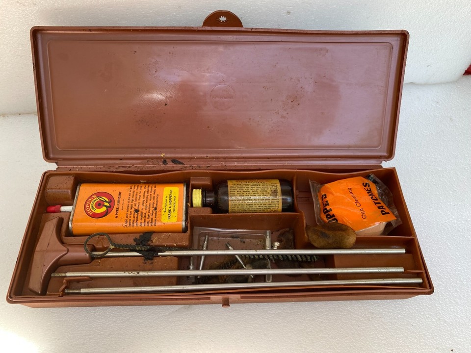 Vintage Hoppe's .22 cal. Rifle Cleaning Kit Plastic Case | eBay
