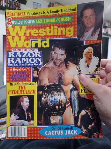 WRESTLING WORLD MAY 1994 RAZOR RAMON COVER SEE PICS | eBay