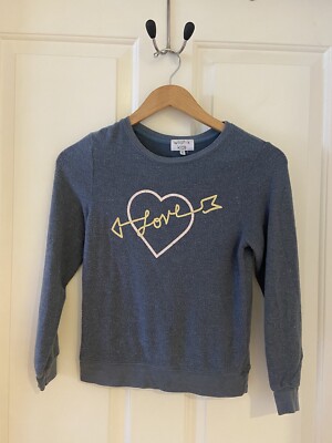 Wildfox Kids Girls Size 14 Gray Black Pullover Sweatshirt EUC | eBay