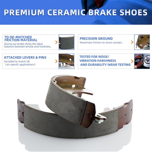 Rear Parking Brake Shoes For Kia Soul Hyundai Sonata Optima XG350 XG300 ...