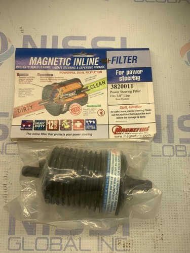 MAGNETIC INLINE 3820011 POWER STEERING FILTER 3/8" | eBay