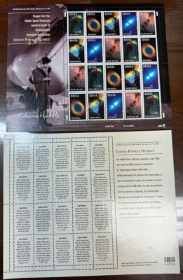 Hubble Telescope Space Vintage 1999 MINT Sheet of 20 US Stamps 3384-88 ...