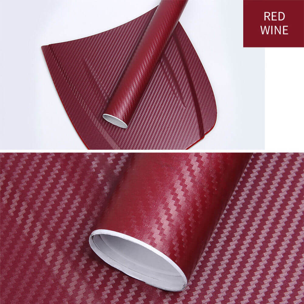 NEW 3D 5D Glossy Carbon Fiber Wrap Vinyl Decal Film Sticker Car Air ...