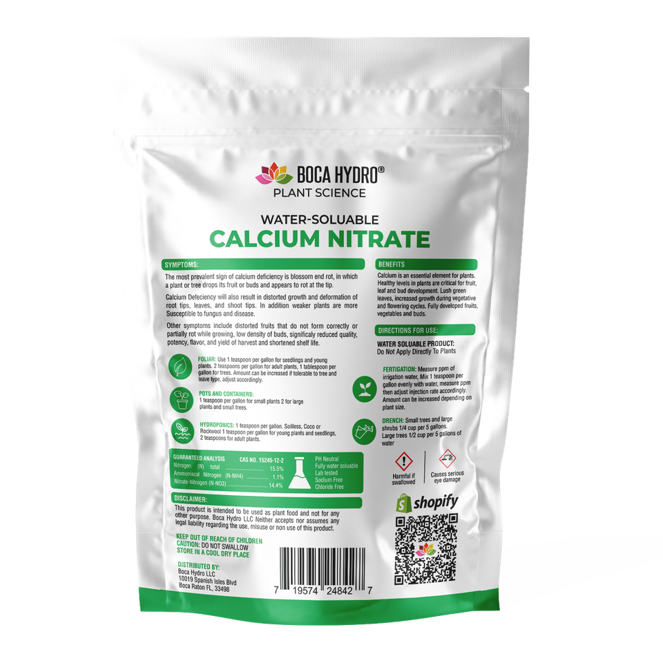 Boca Hydro Calcium N Water Soluable Nutrient Fertilizer | eBay