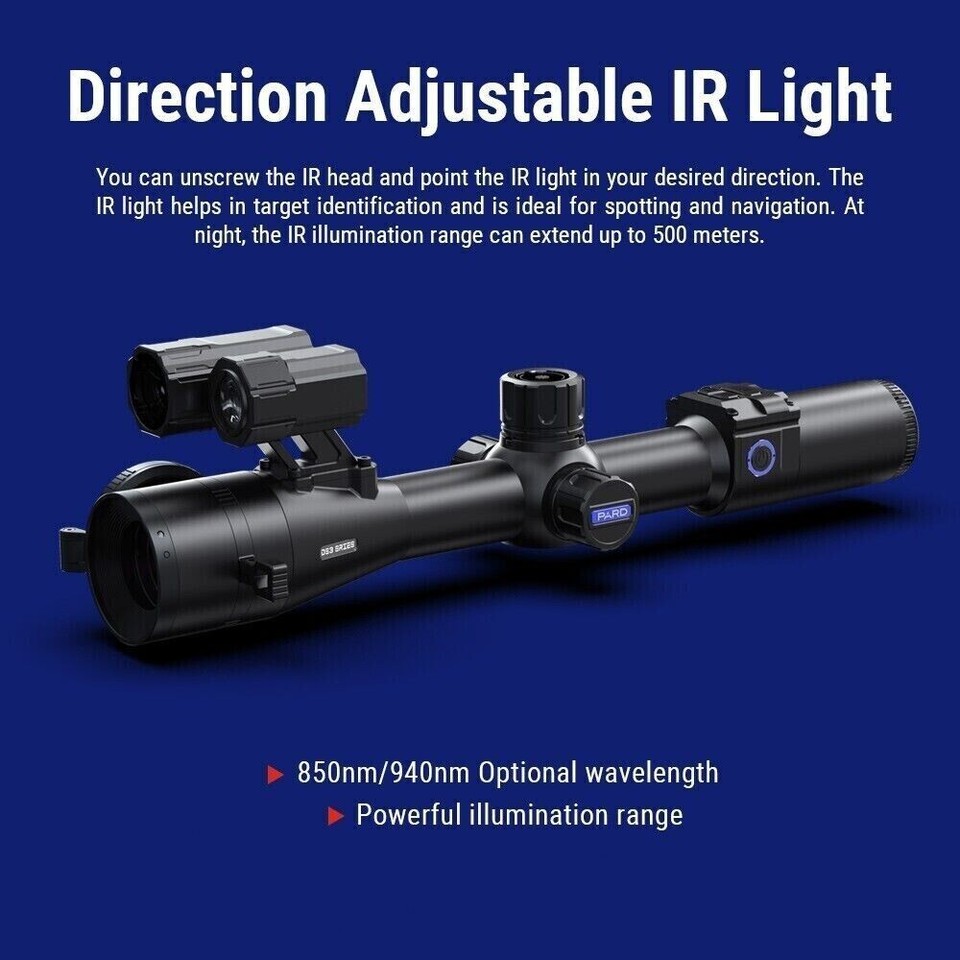 PARD DS35-LRF Night Vision Scope 2K Hunting Rangefinder Ballistic ...