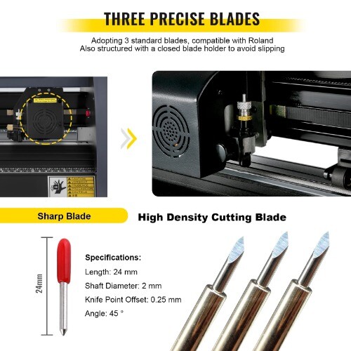 Vinyl Cutter Machine Computer Windows Software 14Inch Printer Cutting ...