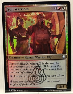 Sun warriors Avatar: The Last Airbender Foil | eBay