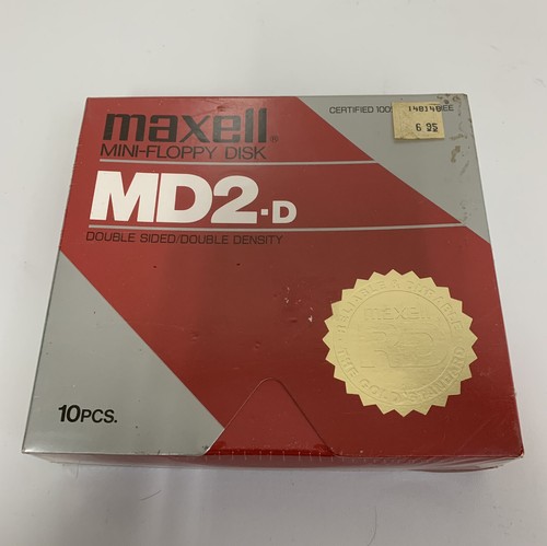 MAXELL - MD2-D - Mini Floppy Disk - 10 Pack - NEW/SEALED | eBay