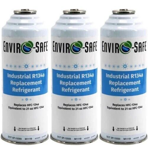 R 134a Refrigerant Replacement Cans- Coldest Refrigerant for Auto - 3 ...