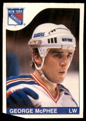 1985-86 O-Pee-Chee High Grade George McPhee Rookie #252 | eBay