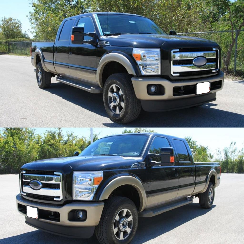 2011-2016 Ford F250 F350 F450 Super Duty Front Grille Frame Surround ...