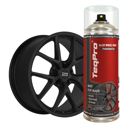 Alloy Wheel Paint MATT FLAT BLACK x 4 Cans High Quality | eBay
