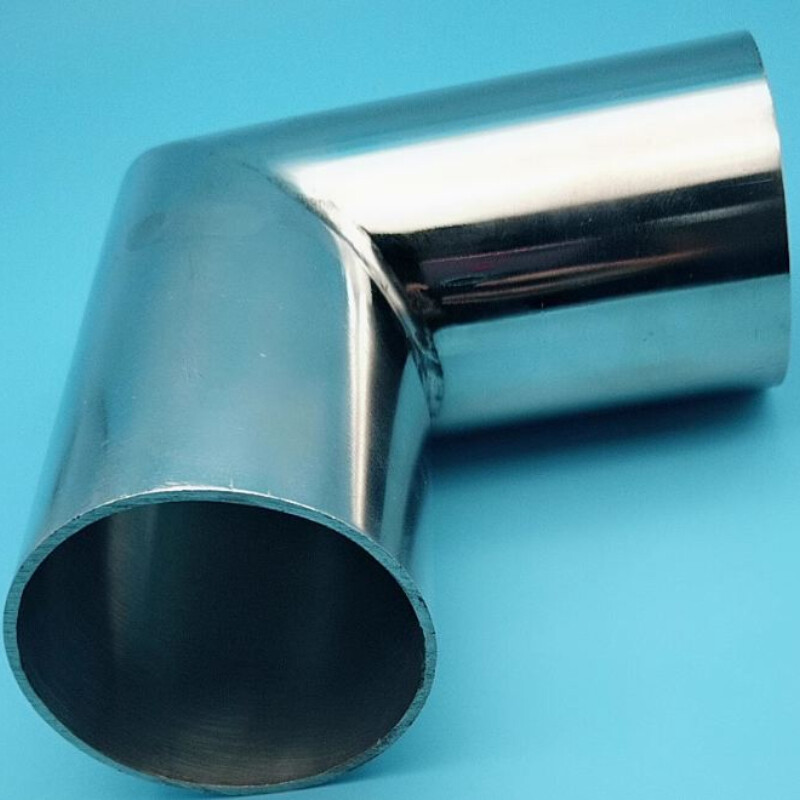 90 Degree 304 Stainless Steel Elbow Pipe Right Angle Exhaust Tube ...