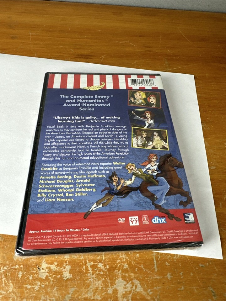 DVD SET LIBERTY'S KIDS THE COMPLETE SERIES FACTORY SEALED ANIMATION ...