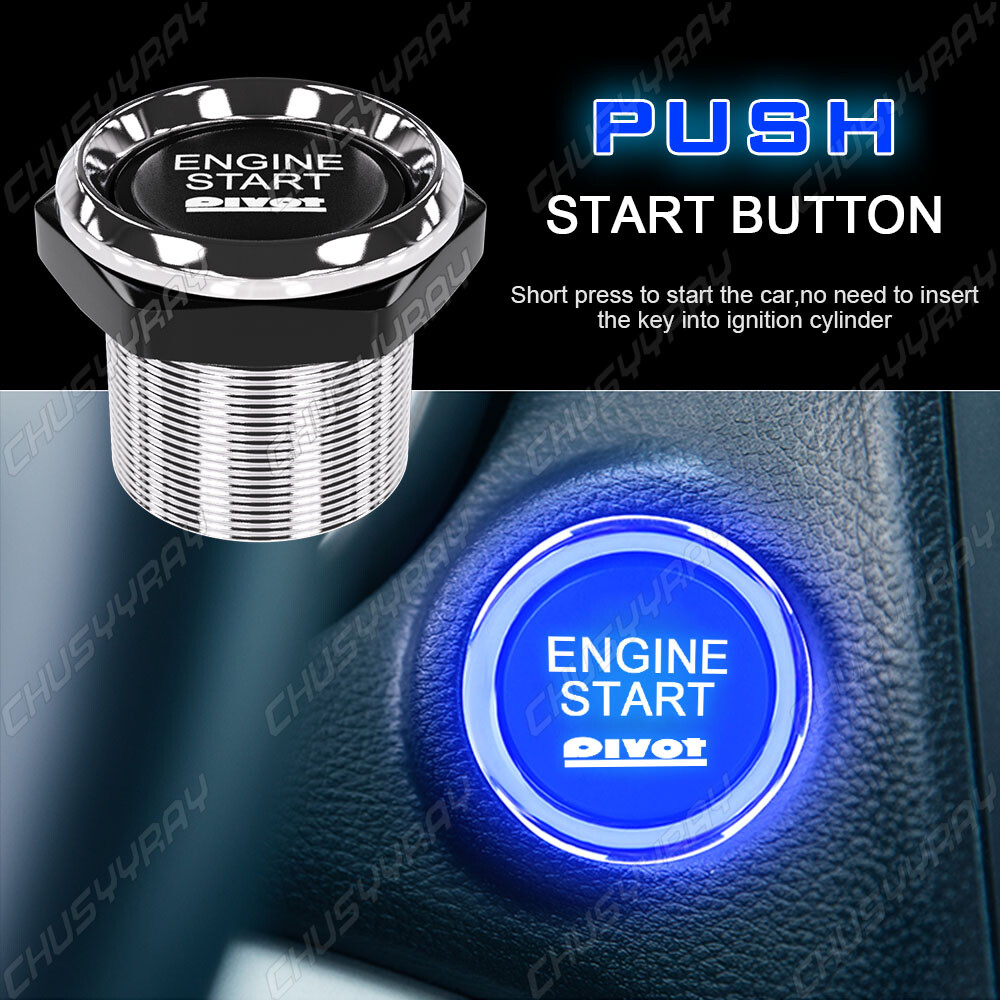 Car Ignition Switch Engine Start Push Button For Keyless Entry &Push ...
