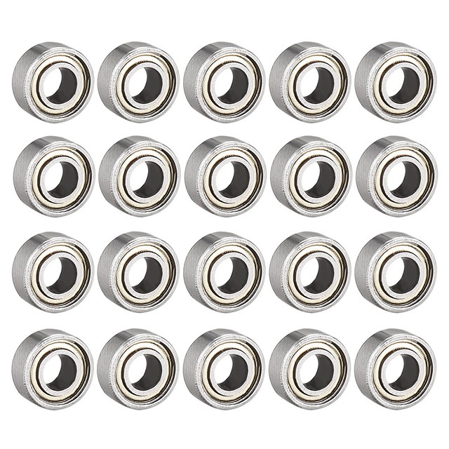 uxcell 683ZZ Ball Bearing 3mm x 7mm x 3mm Double Shielded Deep Groove ...