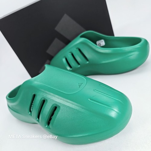 Adidas US 13 Mule Men's Lucky Green Retro Slides Adifom IIInfinity ...