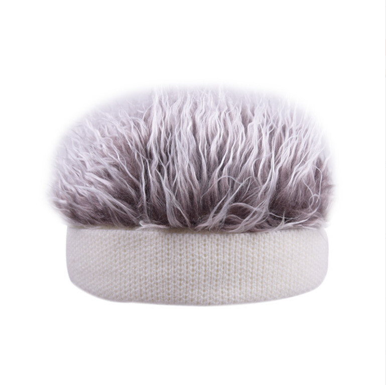 Trendy Men Camouflage Hat Wigs Beanie Cap Toupee Women Hair Sports ...
